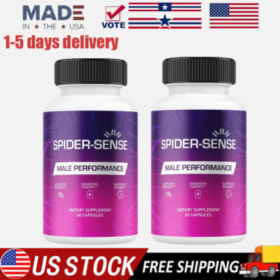 Spider Sense Capsules for Men - SpiderSense Overall Health & Energy,2 ...