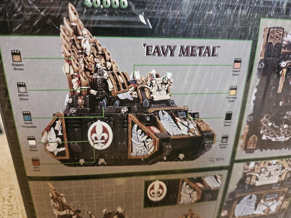 Games Workshop Warhammer 40K Adepta Sororitas -Exorcist Battle Tank ...