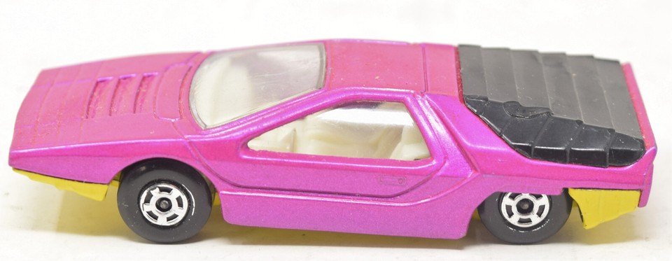 Matchbox Superfast 75 Alpha Carabo Purple Metallic Yellow Base Box ...
