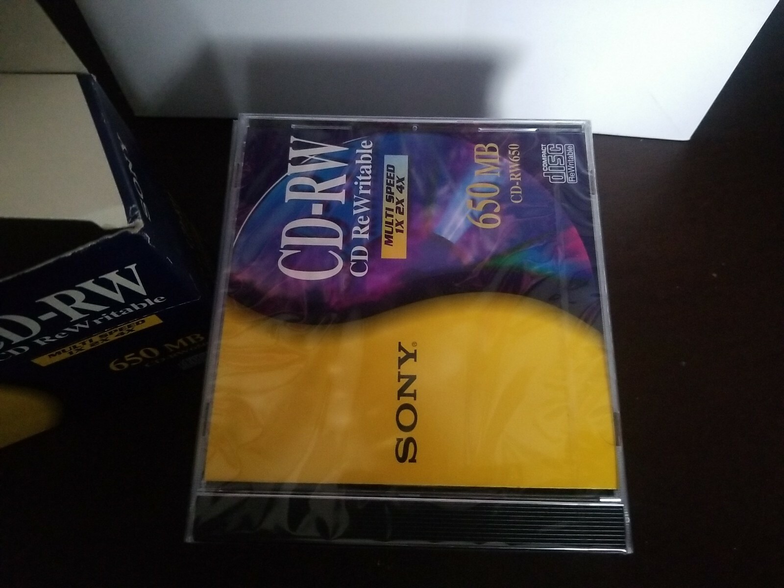 Lot of 8 Sony CD-RW Disc Multi Speed 1X 2X 4X 650MB Rewriteable Jewel ...