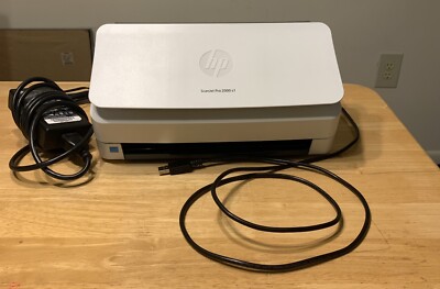HP ScanJet Pro 2000 s1 Sheet-feed Scanner - White 889894865311| eBay