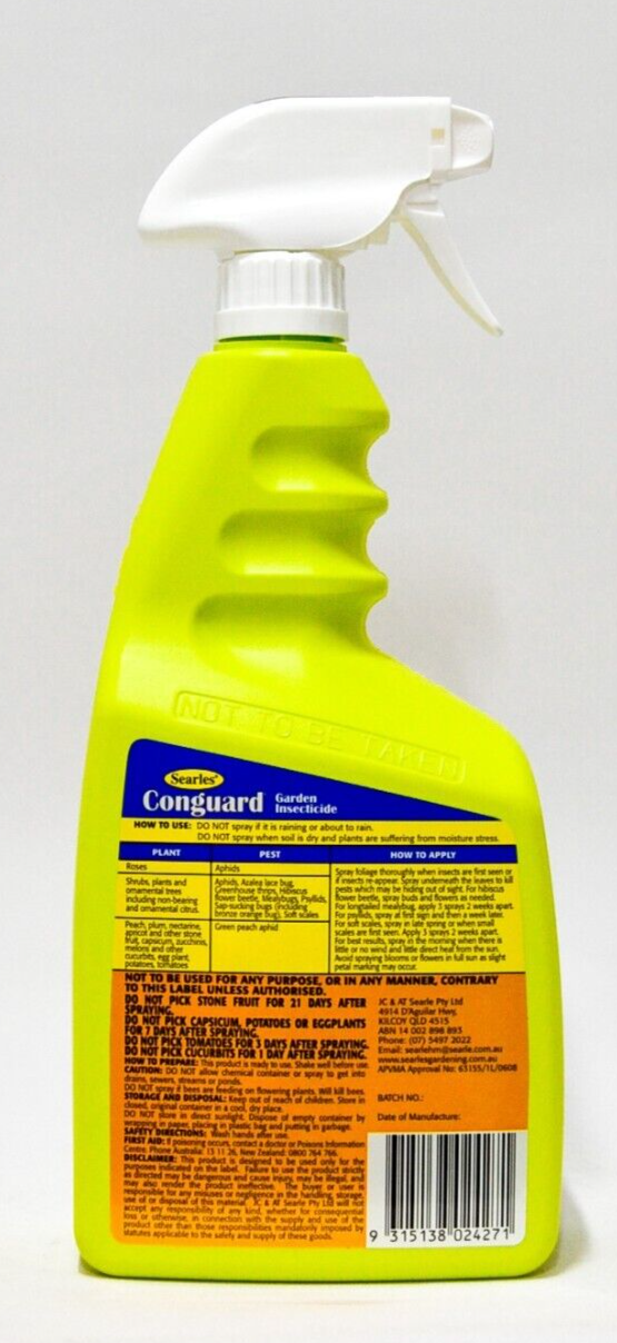 Outdoor Indoor Garden Patio Searles Plant Conguard Pest Insecticide ...