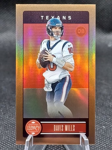 2023 Panini Legacy Premium Edition Mini Davis Mills #39 Bronze /75 | eBay