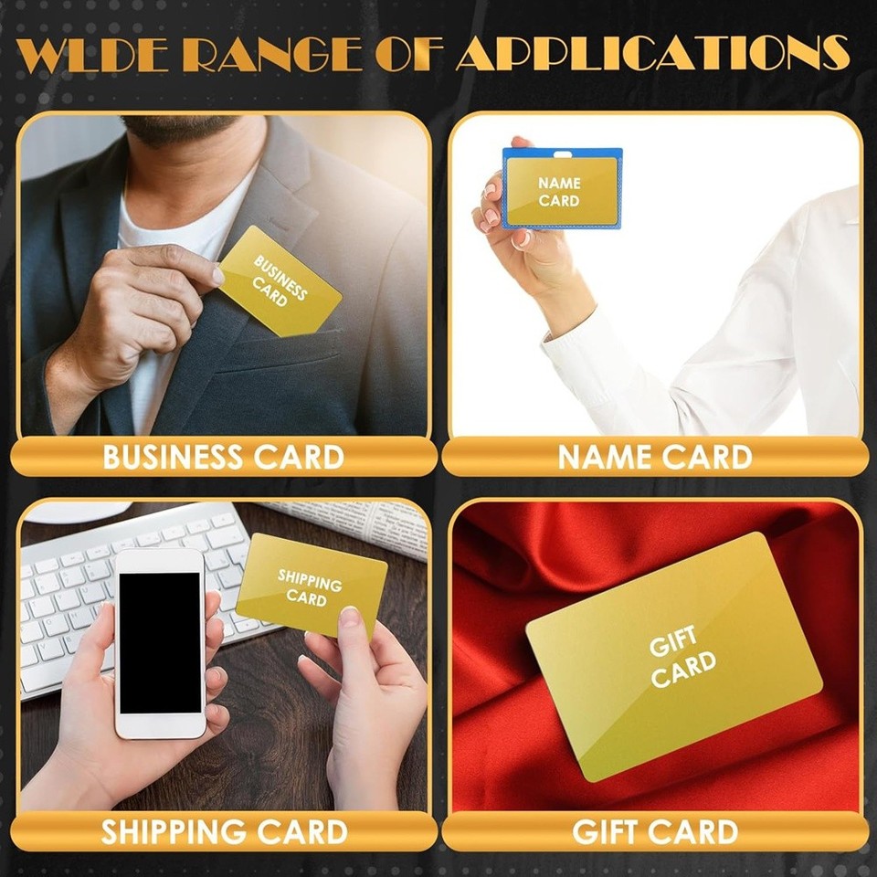 8X(100pcs Metal Engraving Blank Color Aluminum Sheets Engraving ...