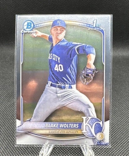 2025 Bowman BLAKE WOLTERS 1st Bowman Chrome Prospects #BCP-76 Kansas ...