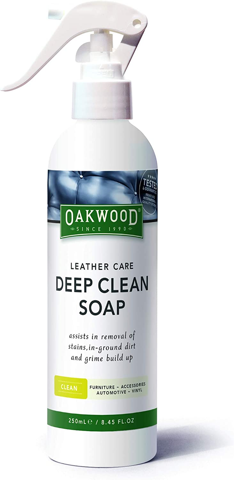 Leather Care Deep Clean Soap 250Ml White & Nourishing Leather Cream 75 ...