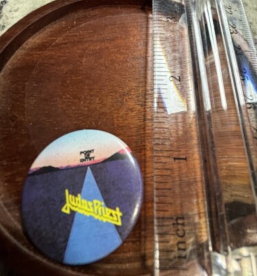 Judas Priest Button Pin Pinback Point Of Entry Album Metal Rock Band ...
