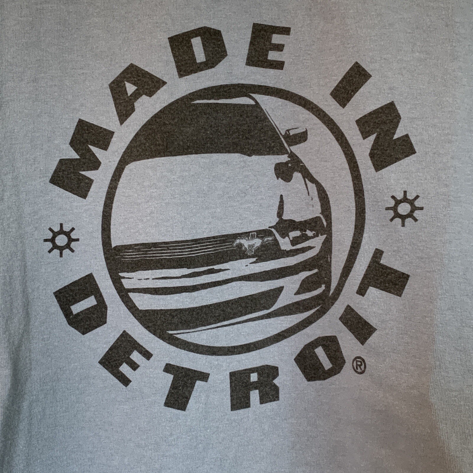 Made In Detroit Muscle Car Motor City Shirt Sz M - Gem
