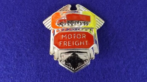 Vintage 1950's NOS Motor Freight Trucking Company Hat Badge Pinback | eBay