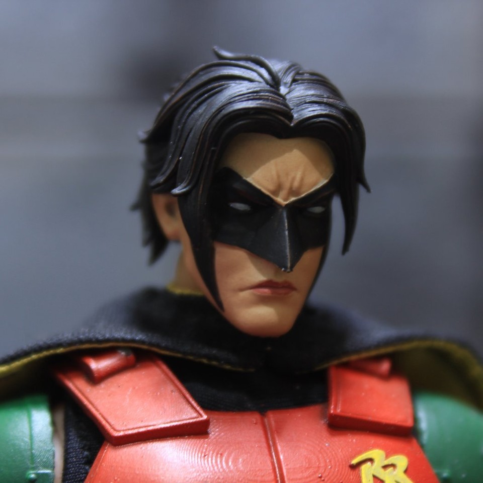 1/10 Custom DC Multiverse Red Robin Tim Drake McFarlane Variants Head ...