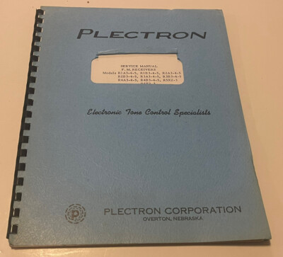 1970 Plectron FM Receivers Service Manual, R1A R1B R2A R2B R3A R3B R4A ...