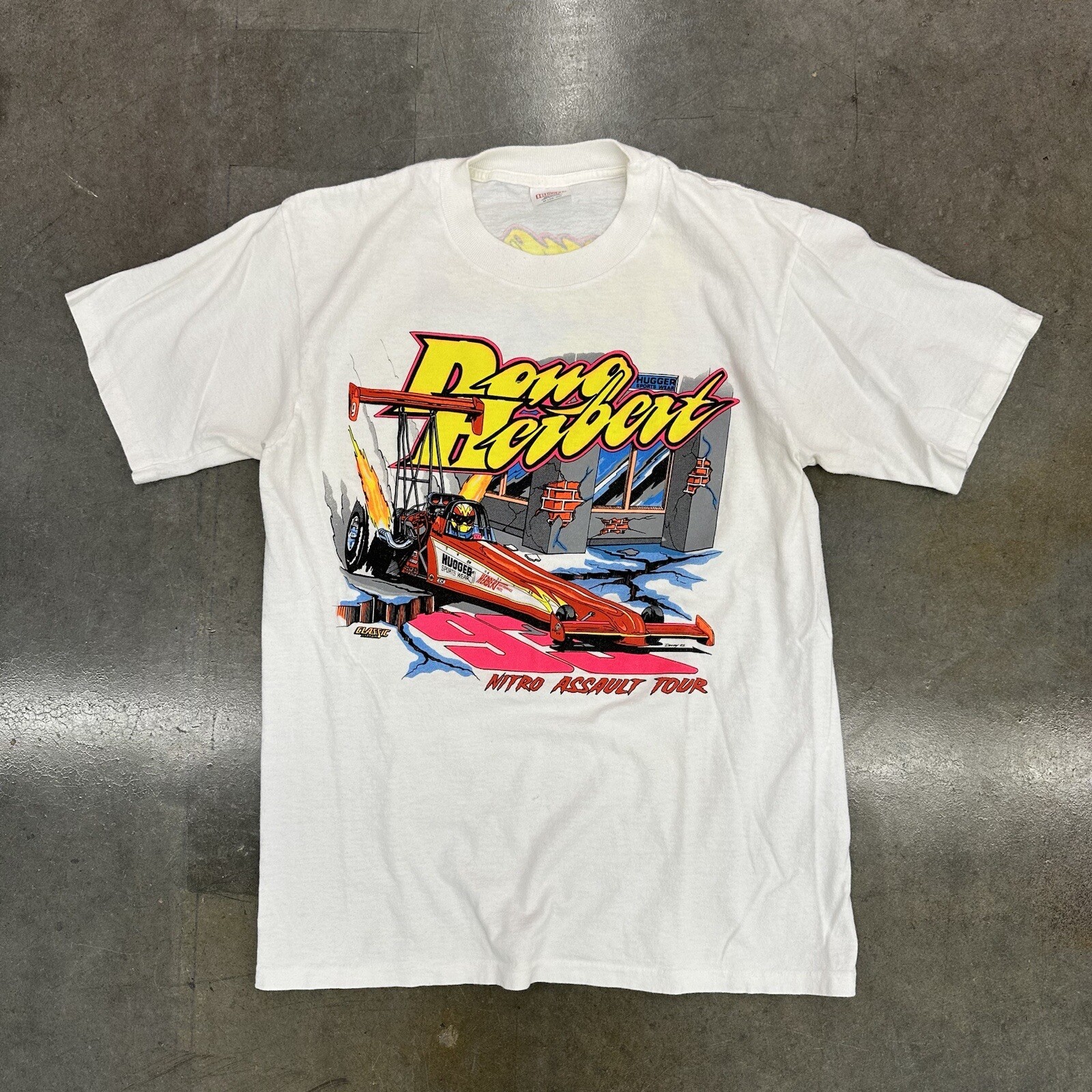 Vintage 1993 Dave Herbert Racing T Shirt Made In USA … - Gem