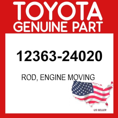 Toyota Genuine 12363-24020 Rod Engine Moving 1236324020 OEM | eBay