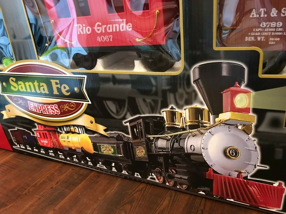 STEM Toys G Gauge Santa Fe 39 PIECE TRAIN SET, REMOTE CONTROL UPC ...