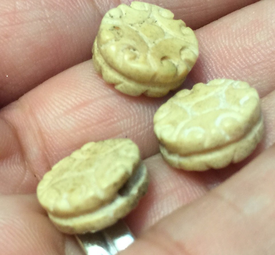 Vintage Genuine Boone Beveled Edge Carved Design Coin Lentil 2 Side ...