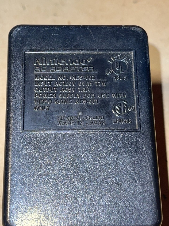 Original Nintendo NES Power Supply AC Adapter OEM NES-002 | eBay