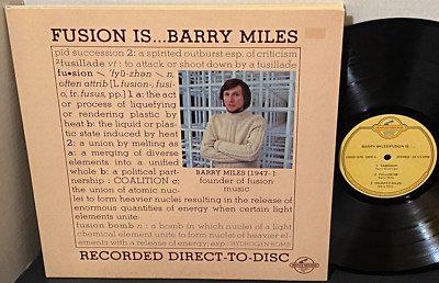BARRY MILES Fusion Is...Barry Miles 1978 CENTURY Direct To Disc ...