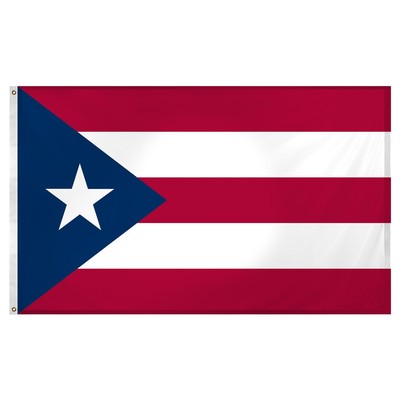 Puerto Rico Flag Super Poly 4x6 Large House Flag Banner Grommets 100D ...