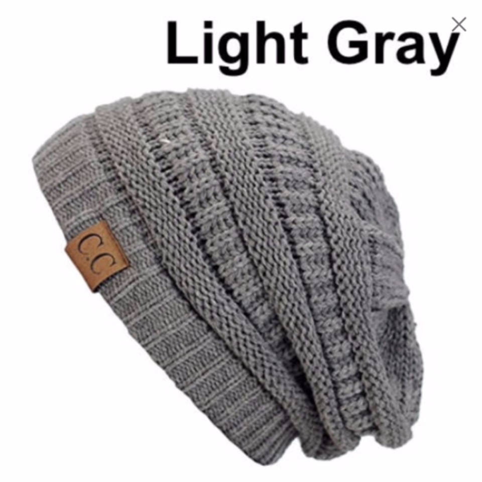CC Authentic Beanie Cap Bubble Knit Fall Ski Snow Winter Men Women ...