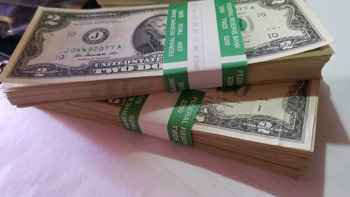 200 One Dollar Bills