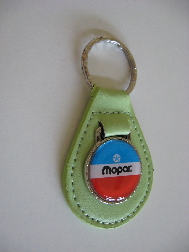 MOPAR RED WHITE BLUE DODGE CHRYSLER PLYMOUTH LOGO KEYCHAIN KEYRING LIME ...