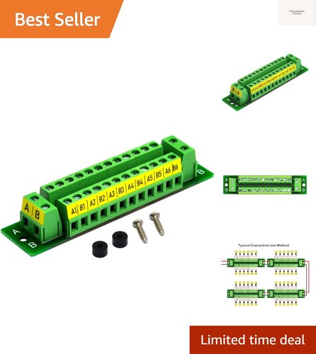 16 Amp 2x12 Position Terminal Block Distribution Module for AC DC | eBay