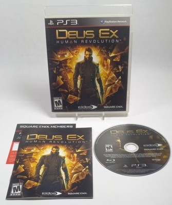 Deus Ex: Human Revolution (Sony PlayStation 3, 2011) PS3 CIB w/ Manual ...