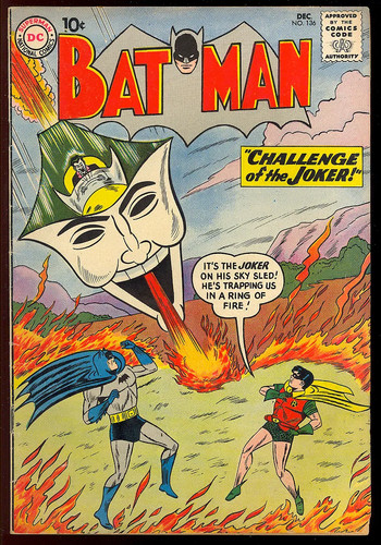 Batman #136 Joker Cover/Story Silver Age Superhero Vintage DC Comic ...