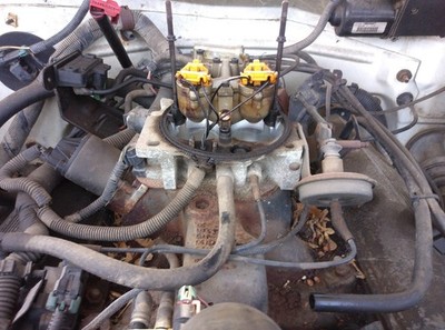 1994-95 Throttle body assembly fuel injectors OBS (TBI) 454 BBC 7.4 Big ...