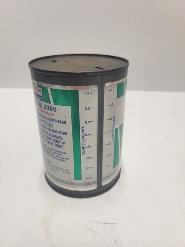 Vintage Exxon Turbo Oil 2380 Can Turbine Engine & Accessory Quart Texas ...