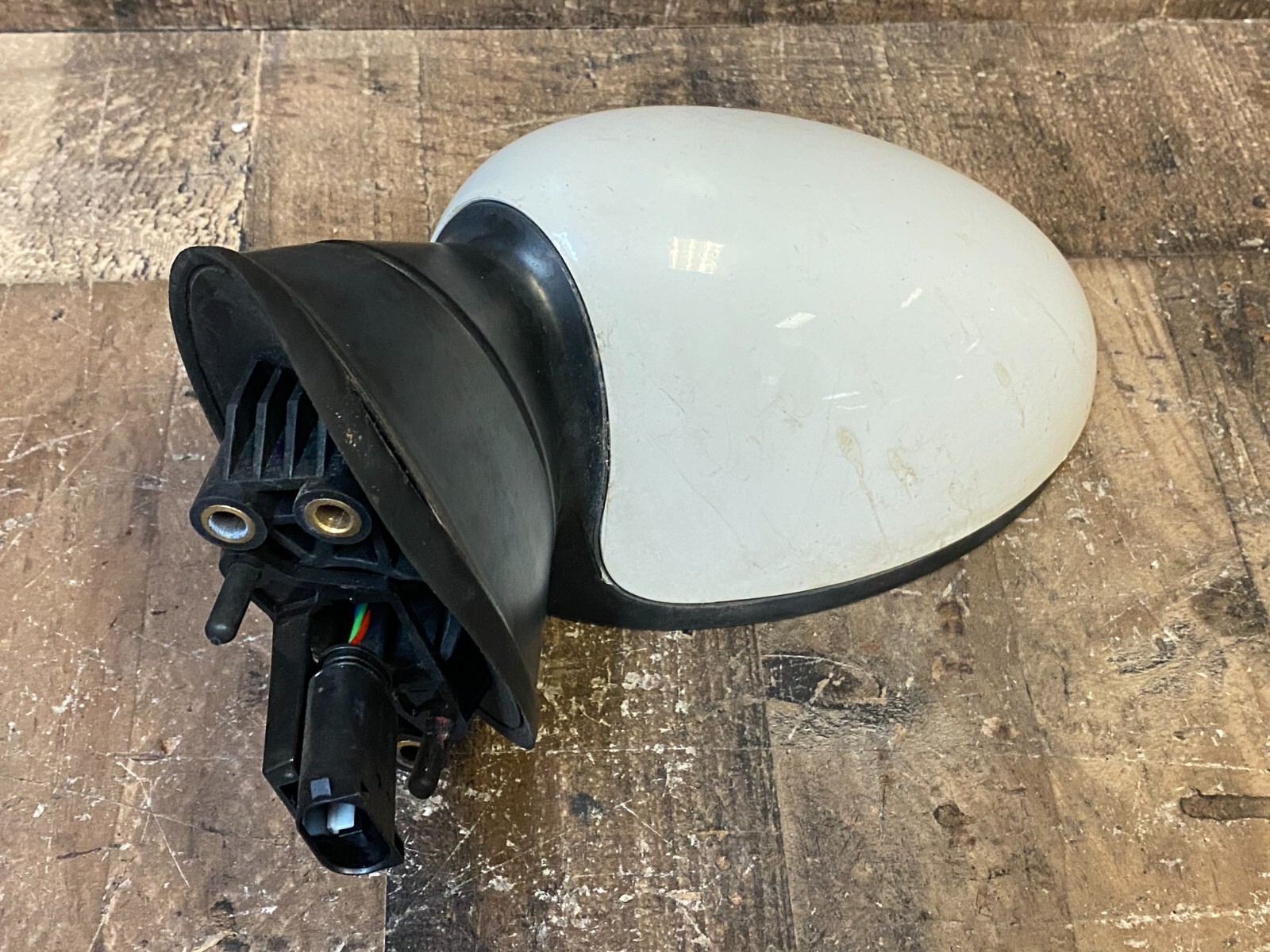 2002-2006 MINI COOPER R50 R52 R53 LEFT SIDE VIEW MIRROR PEPPER WHITE 3 ...