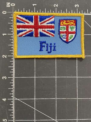 Vintage Fiji Flag Patch Crest Polynesian Cultural Center PCC BYU Hawaii Fijian | eBay