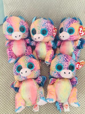 TY BEANIE BOOS BUNDLE OF 5 FLINT THE DRAGON NEW 2024 | eBay UK