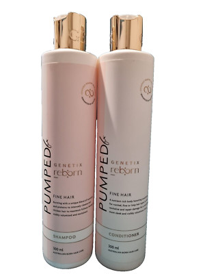 Genetix FX Reborn Pumped Fine Hair Shampoo & Conditioner 300ml | eBay ...