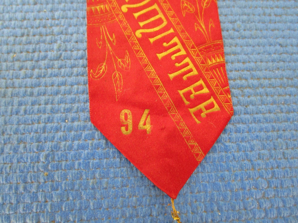 Antique Civil War Union Veteran GAR Committee Ribbon, Post 94 | eBay