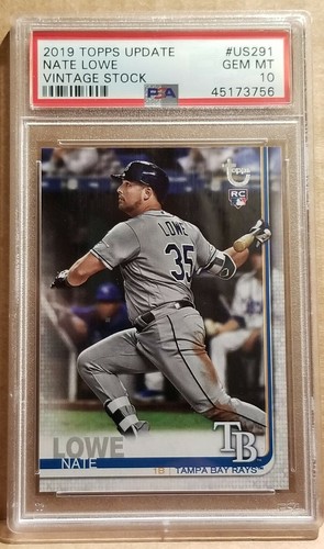2019 Topps Update Series - Vintage Stock #US291 Nate Lowe /99 (RC) for ...