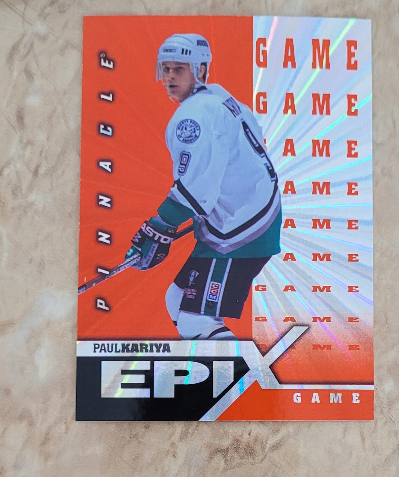 1997 1997-98 PINNACLE EPIX PLAY / GAME ORANGE - YOU PICK - DROP DOWN ...