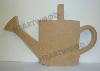 WATERING CAN SHAPE IN MDF 148mm x 18mm/WOODEN CRAFT SHAPE/DECORATION ...