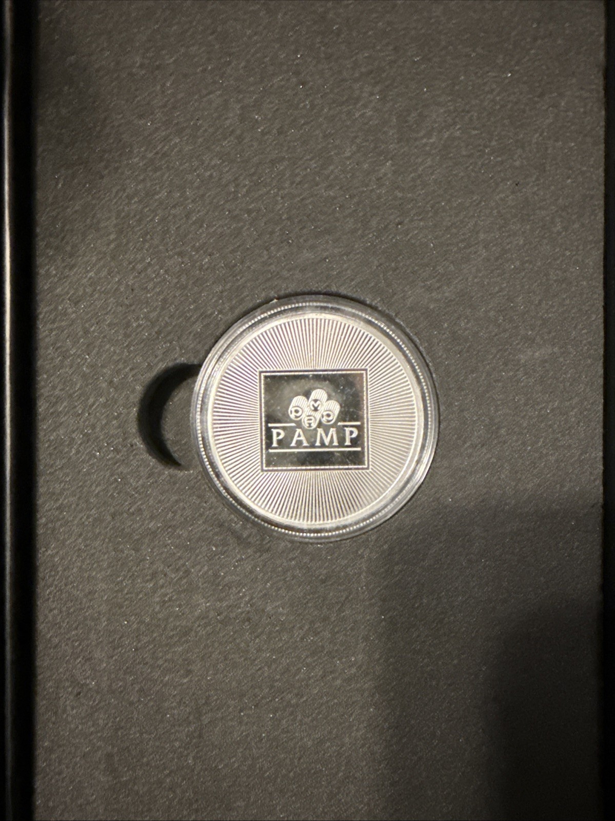 Pamp Suisse 1 oz Silver Round .999 Fine Silver In A Bullion Breakers ...