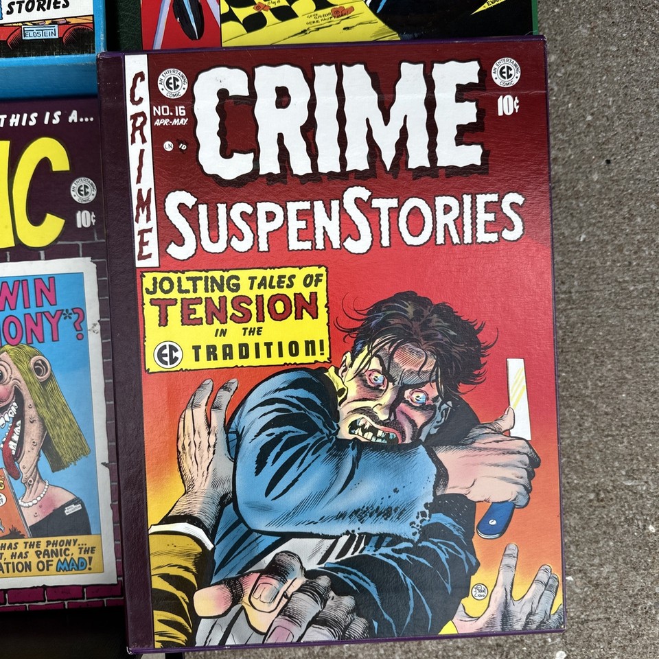 7 Mad Slipcase ONLY Complete EC Library Russ Cochran Pulp Fiction Hard ...