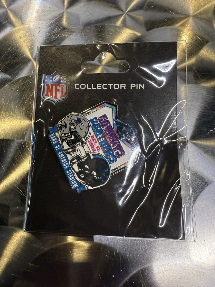 Carolina Panthers vs Dallas Cowboys GAME DAY PIN 10/12/2025 NEW | eBay