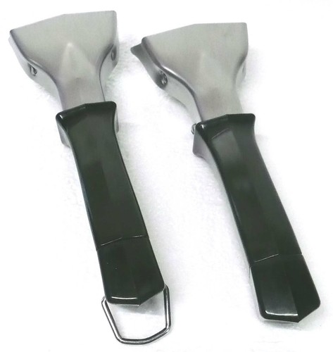 2 Genuine CORNING WARE Twist-Lock Handles Metal / Black Casserole Pot ...