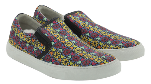 NEW FEFE' SHOES SNEAKERS SLIP ON SILK AND WOOL SIZE 9 US 42 EU FS11 | eBay
