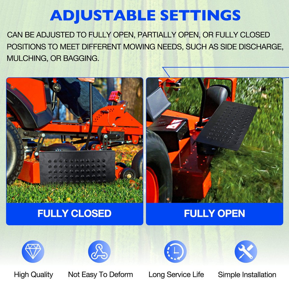 088-6003-00 Advanced Chute Blocker System Fits Most ZT Toro Mowers ...