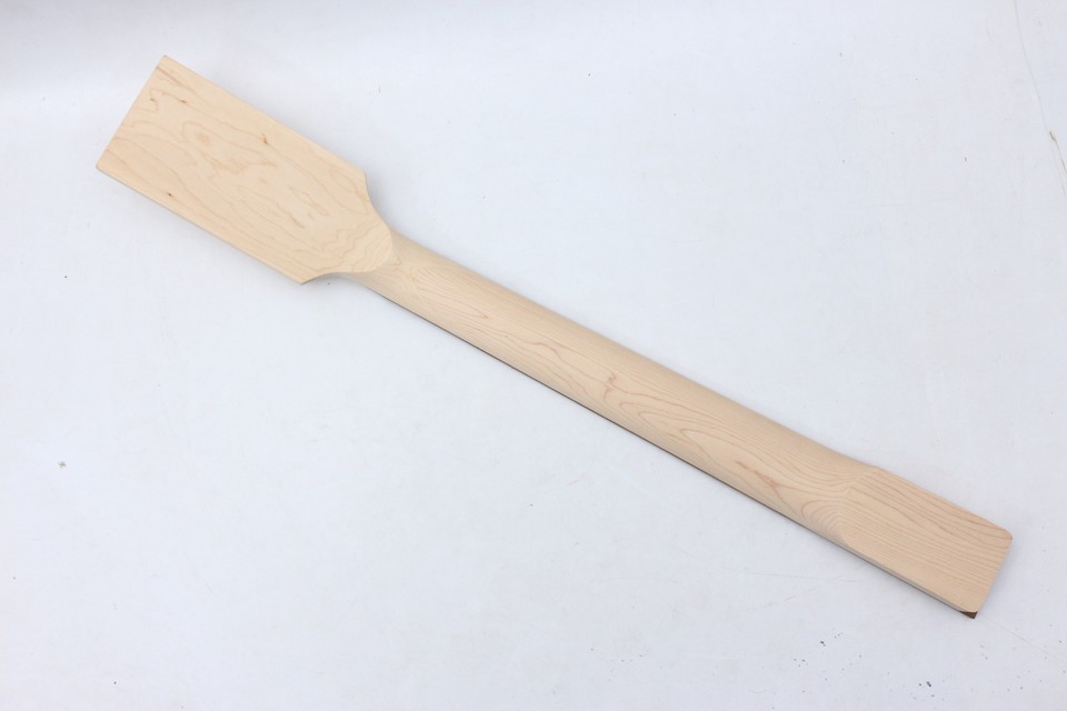 Maple guitar neck 7string 24 fret 25.5inch Wide Paddle Blank head nice ...