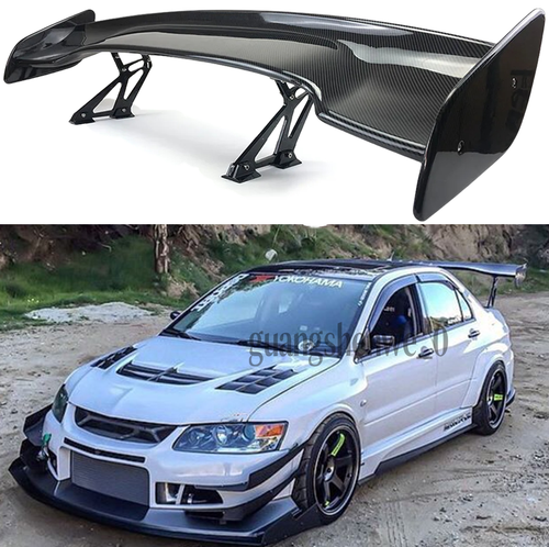 For Mitsubishi Lancer EVO X Carbon Fiber Rear Trunk Spoiler 57"GT ...