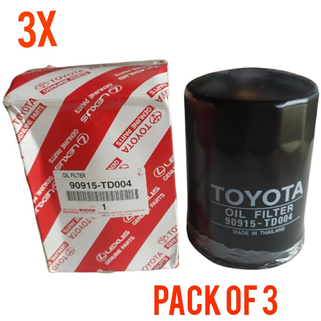 TOYOTA 90915-TD004 - Cross reference oil filters