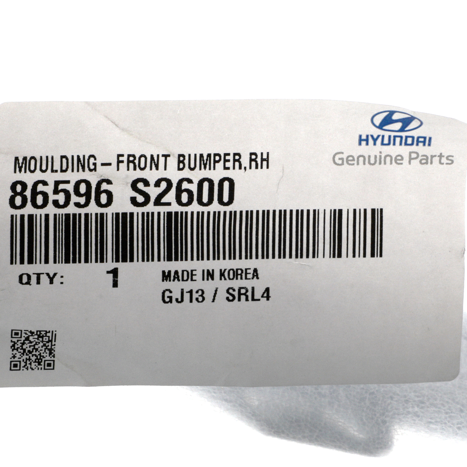 OEM NEW HYUNDAI 2021-2023 Santa Fe Right Front Bumper Trim Molding ...