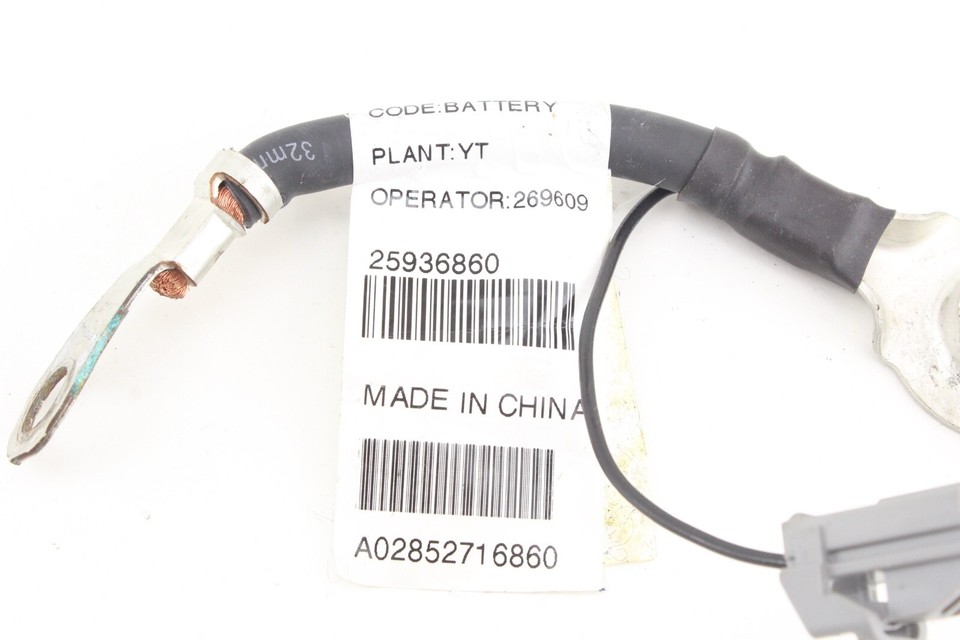 09-17 Chevy Traverse Negative Battery Cable Terminal OEM 25936860 | eBay