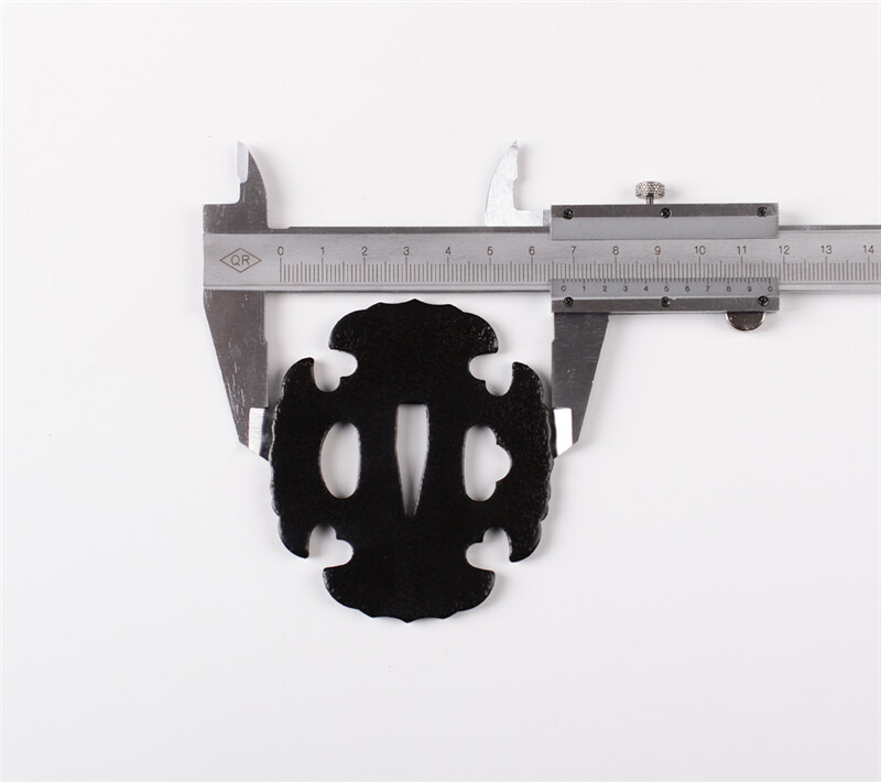 All kinds of Iron Tsuba Black Hand Guard Plate for katana wakizashi ...